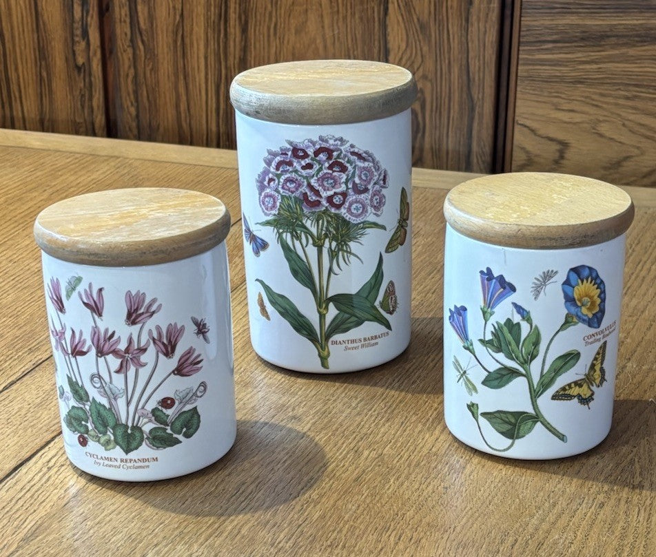 Portmeirion Botanic Garden Storage Jars – ANTIQUES & CHIC