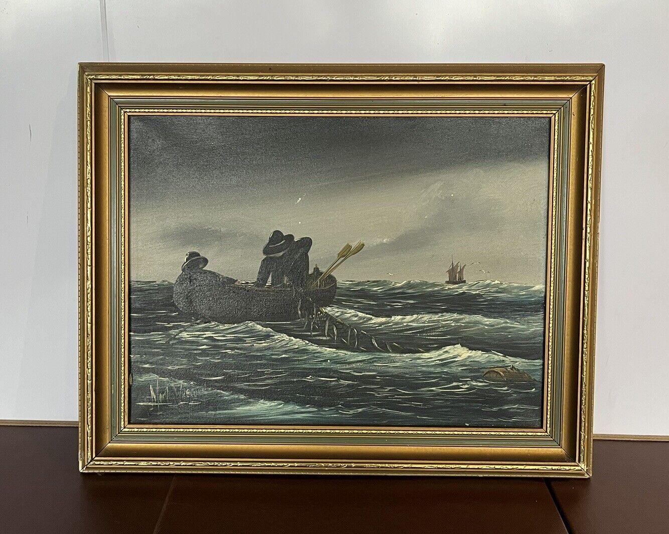 Maritime Painting , Signed Oil On Canvas :- Morley Wescomb – ANTIQUES ...