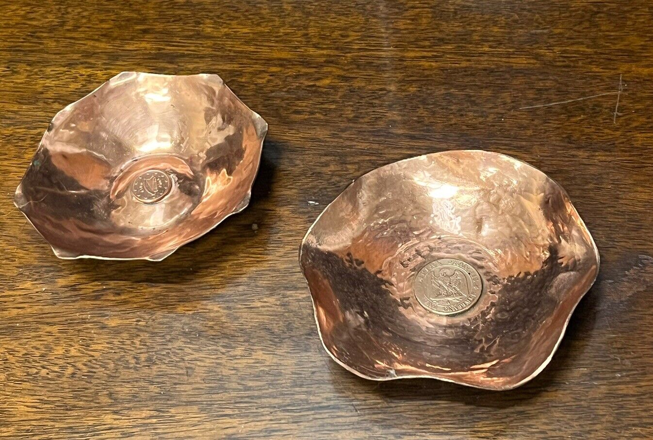 Copper Coin Dishes. Irish & French Coins – ANTIQUES & CHIC